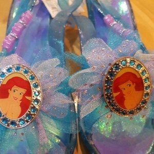 Disney | Costumes | Disney Store Ariel Mermaid Shoes Sandals Costume ...